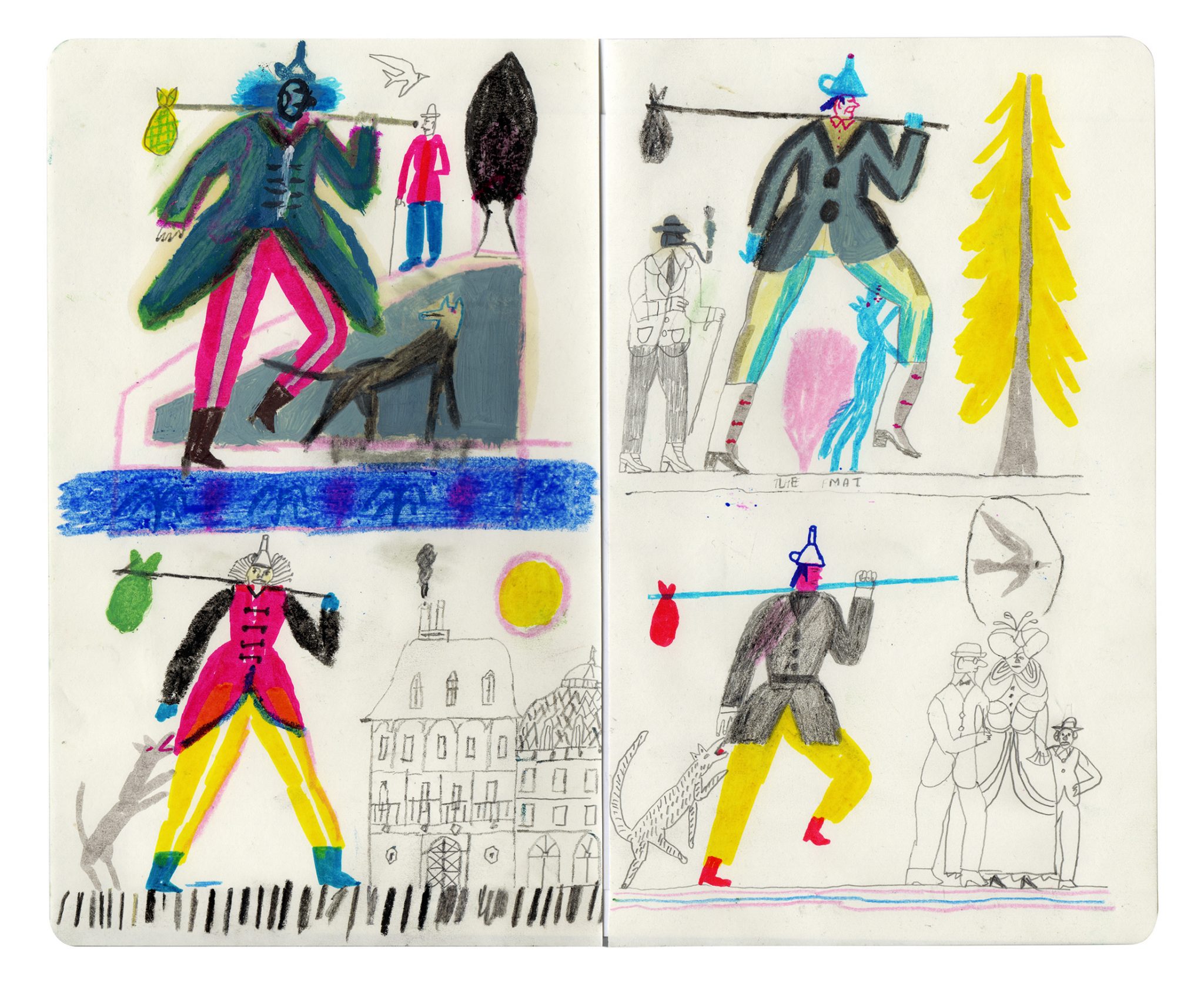 Jesús Cisneros • Unseen Sketchbooks